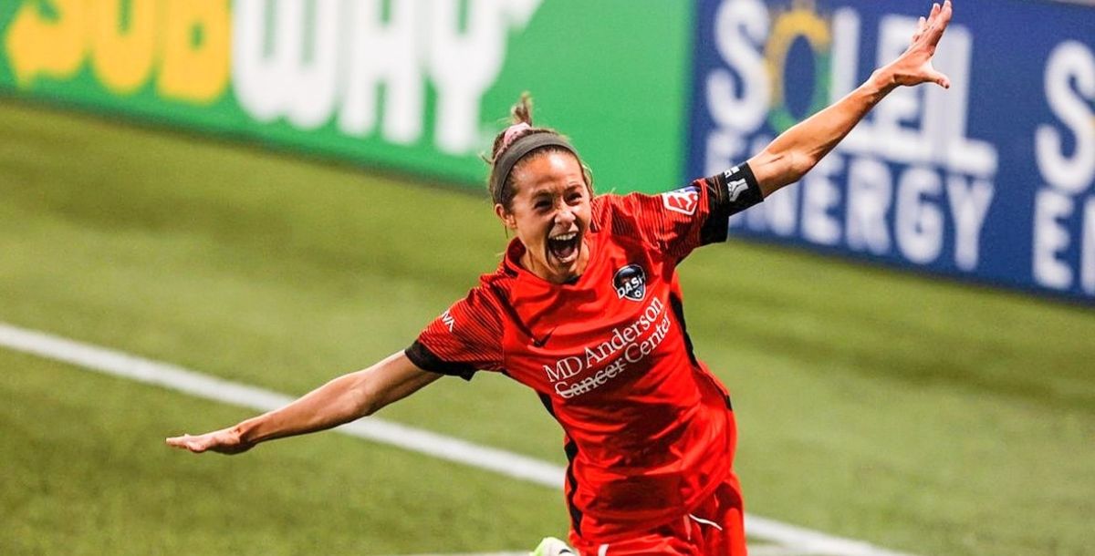 Shea Groom, delantera del Houston Dash, es una de las figuras a seguir ...