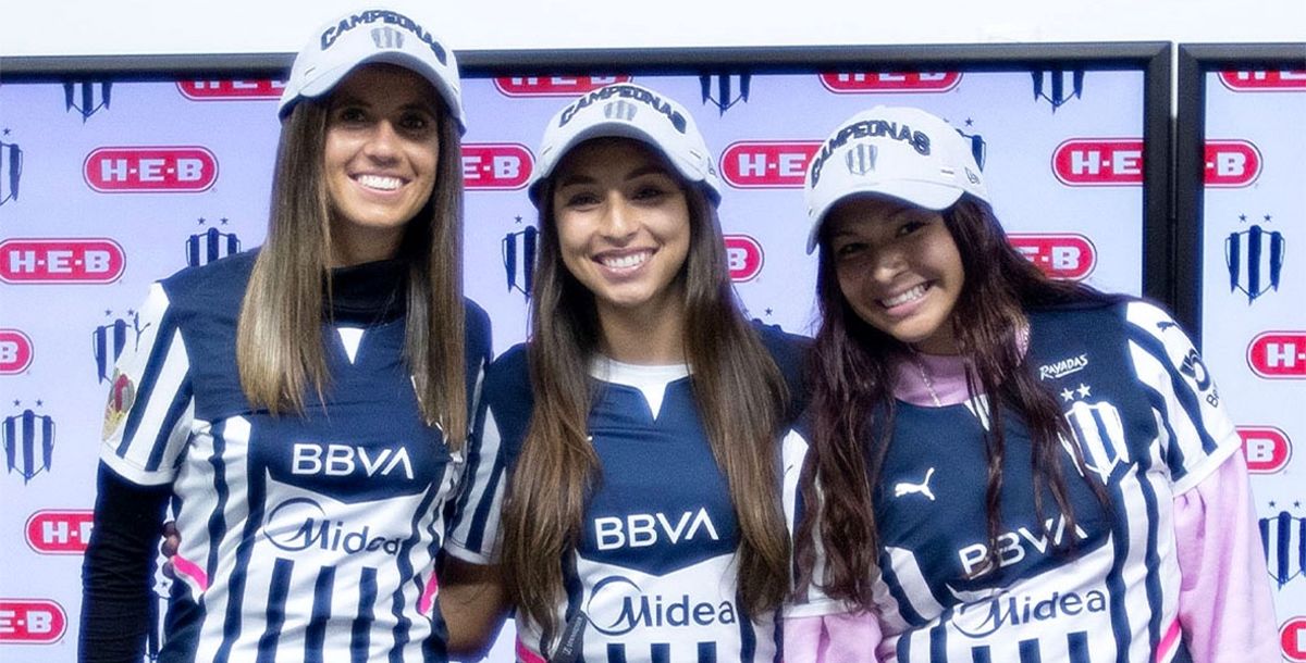 Rayadas presentó a Paola Monroy, Bárbara Olivieri, Vidalia Abarca como ...
