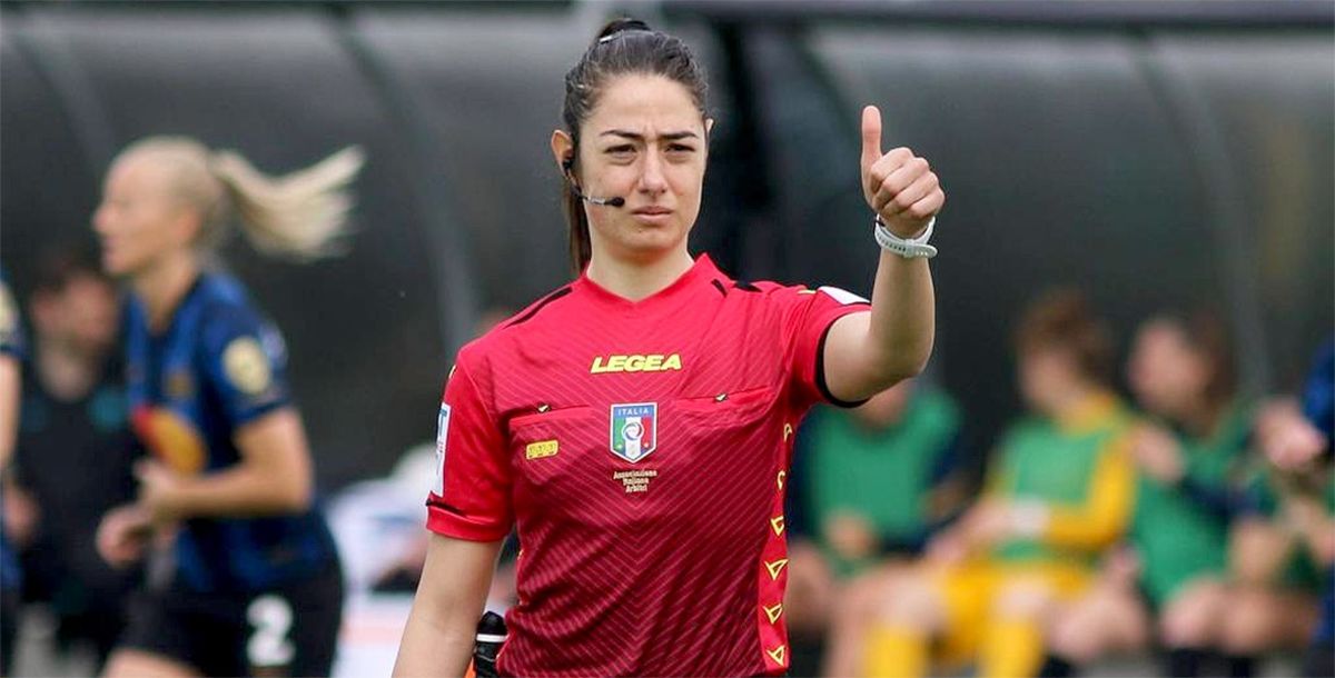 Maria Sole Ferrieri Caputi, la primera mujer árbitro en la Serie A