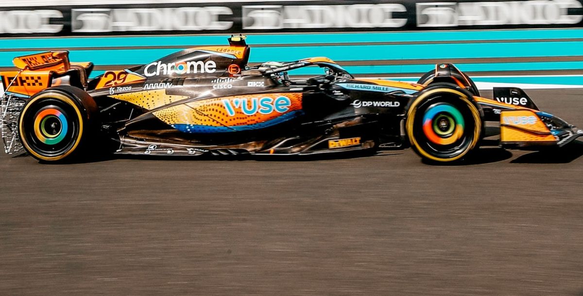 F1: Pato O'Ward fue 15º con McLaren en la PL1 del GP de Abu Dhabi