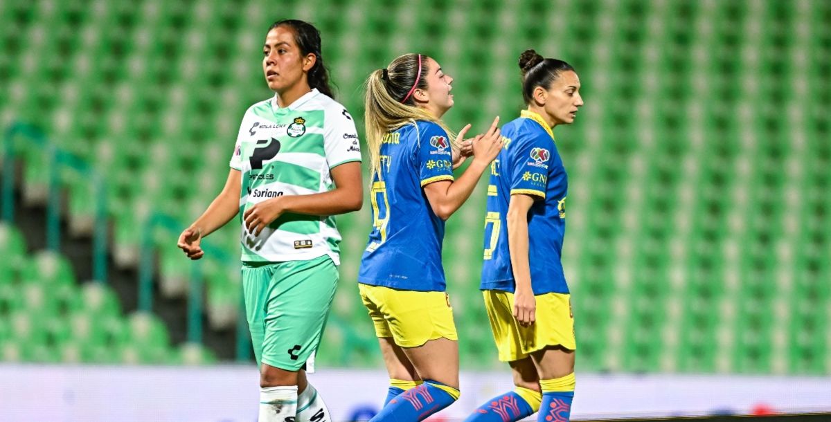 Liga MX Femenil: América venció 5-0 a Santos con triplete de Katty Martínez